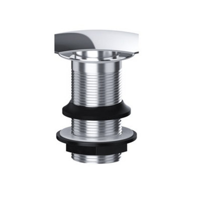 (BW004) Viva Square Clicker Unslotted Basin Waste