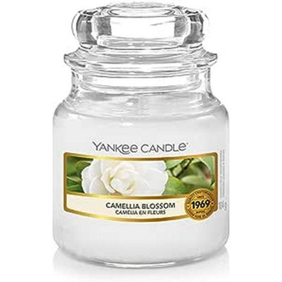 (D) Yankee Candle Small Jar Scented Candle 30hrs Burn Time Camellia ...