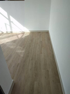 (DB01 - Grey) Luxury Vinyl Tiles LVT DRY BACK Wood Look Flooring ...