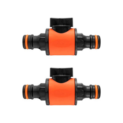 (PACK OF 2) In-line tap/water flow control,allows you to adjust or turn ...