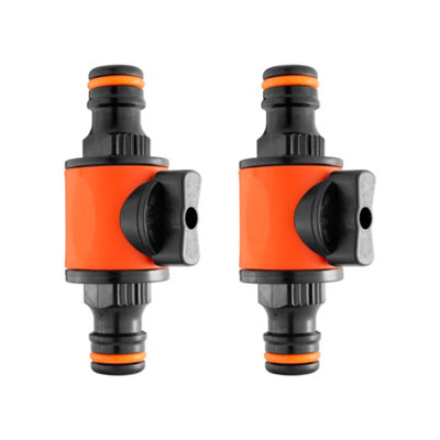 (PACK OF 2) In-line tap/water flow control,allows you to adjust or turn ...
