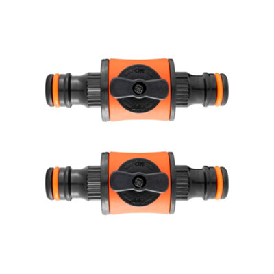(PACK OF 2) In-line tap/water flow control,allows you to adjust or turn ...