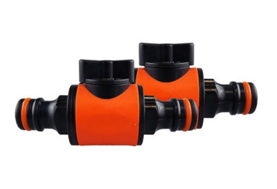 (PACK OF 2) In-line tap/water flow control,allows you to adjust or turn ...