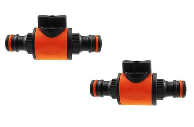 (PACK OF 2) In-line tap/water flow control,allows you to adjust or turn ...