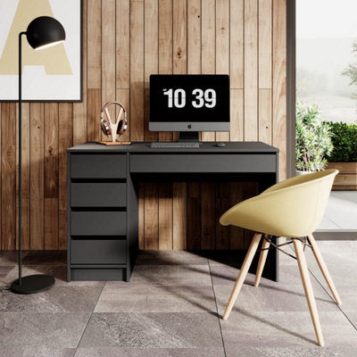Sophisticated Graphite Desk H750mm W1200mm D550mm - Professional Design ...