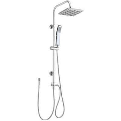 (Square Shower Set with no Tap) Thermostatic Bath Tap Shower Mixer ...