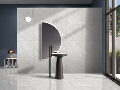 (TNT) SPECTRUM LIGHT GREY 60 X 30 CM POLISHED (1 BOX HAS 5 TILES ...