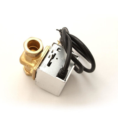 (ZV1) 2 Port 1" Irish BSP Compression Heating Water Motorised Zone ...
