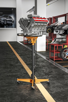 0.5 Ton Hydraulic Transmission Jack, High Lift, Telescoping Design with ...