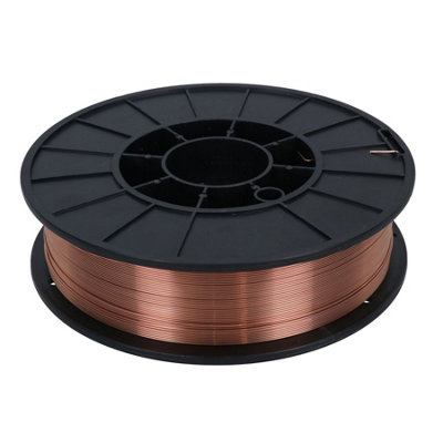 0.6mm Mild Steel Mig Welding Wire Spool Gas Argon CO2 5kg Reel Copper ...