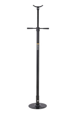 0.75 Ton Capacity Steel Underhoist Stand in Black