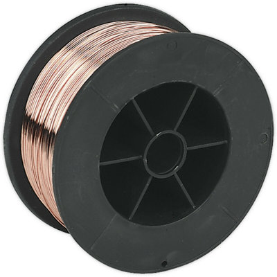 0.7kg Mild Steel MIG Welding Wire - 0.8mm A18 Grade - Wound Welding Wire Reel | DIY at B&Q