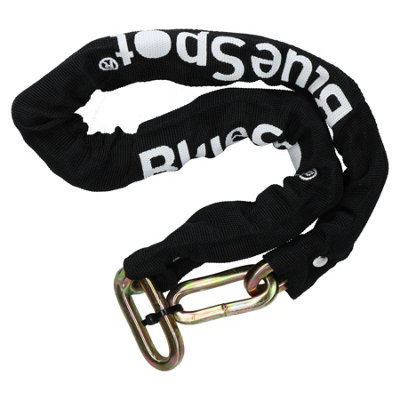 0.9 Metres x 8mm Square Link Heavy Duty Bike Security Chain with Nylon ...