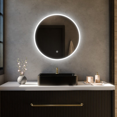 Harper & Harlow 600x600 Aquila LED Illuminated Round Bathroom Mirror