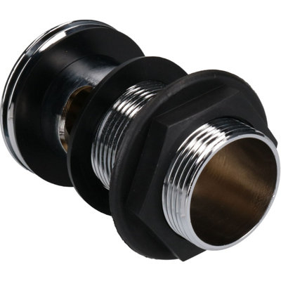 1-1/4" (32mm) Push-button Quick-Clac Chrome-Plated Brass Basin Bath ...