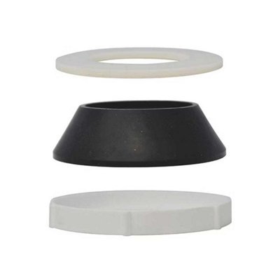 1 1/4" Basin Waste Seal Kit - Leak-Proof 3-Part Set For Basins and Sinks