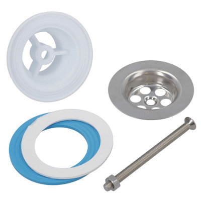 1-1/4in. Kitchen Sink Strainer Waste Complete With Plug + Chain ...