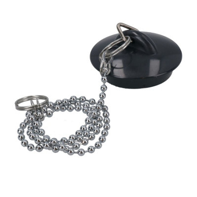 1-1/4in. Kitchen Sink Strainer Waste Complete With Plug + Chain ...