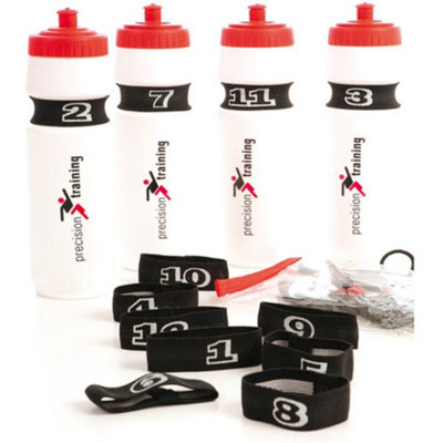 1-17 Elastic Sports Water Bottle Numbers Set - Fits Most Standard Water ...