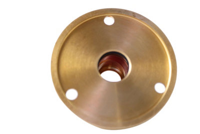 1/2 Double Check Garden Tap with Through The Wall Flange Bracket Set ...
