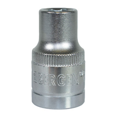 1/2" Drive 10mm Metric Super Lock Shallow 6-Sided Single Hex Socket Bergen | DIY at B&Q