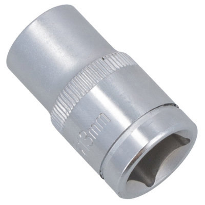 1/2" Drive 13mm Metric Super Lock Shallow 6-Sided Single Hex Socket Bergen