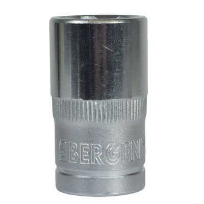 1/2" Drive 15mm Metric Super Lock Shallow 6-Sided Single Hex Socket Bergen | DIY at B&Q
