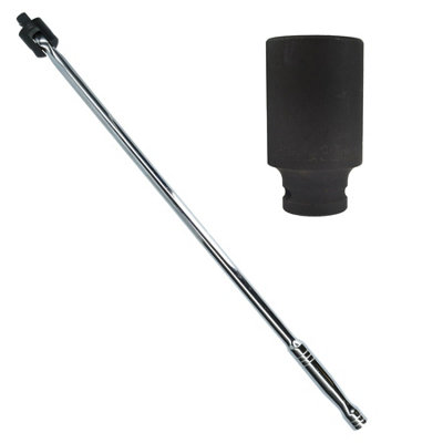 1/2" Drive 24" Breaker Power Knuckle Bar with 32mm Metric Deep Impact ...