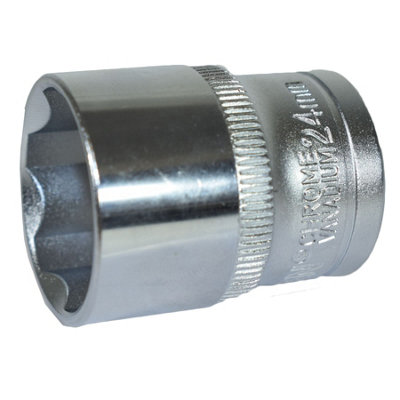 1/2" Drive 24mm Metric Super Lock Shallow 6-Sided Single Hex Socket Bergen