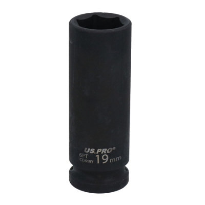 1/2" Drive Breaker Power Bar 30" Long & 19mm Deep Impact Wheel Nut Socket