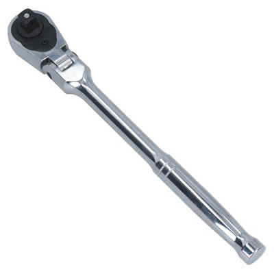 1/2 Drive Flexi Flexible Head Ratchet Straight Handle 72 Teeth Quick ...