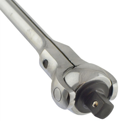 1/2" Drive Flexi Swivel Head Twister Reversible Ratchet Rotating Head ...