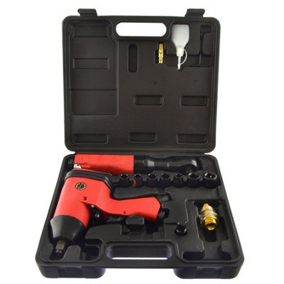 1 2 Drive Impact Gun Wrench 3 8 Drive Air Ratchet Plus 7 Impact Sockets