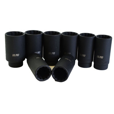 1/2" Drive Lug Wheel Nut Axle Impact Sockets Metric Sizes 29mm - 39mm ...