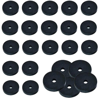 1/2 Inch Tap Washers Pack of 10 Rubber Replacement Washers for Kitchen ...