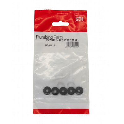 1/2" MT Cockk Washers - Pack of 5 - Rubber Replacement Seals for 1/2 ...