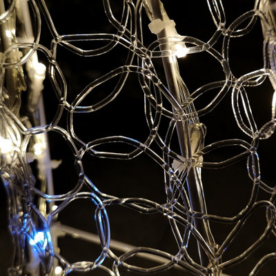 1.2m Light up Soft Acrylic 2D Shooting Christmas Star with 200 LEDs in ...