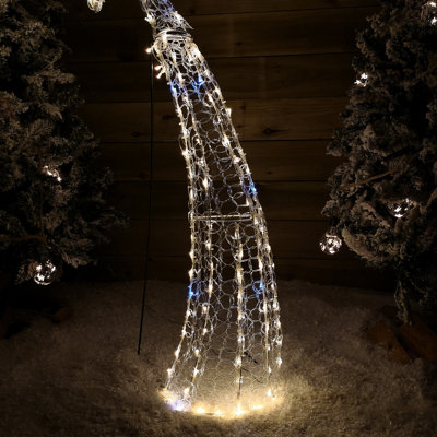 1.2m Light up Soft Acrylic 2D Shooting Christmas Star with 200 LEDs in ...