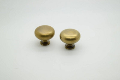 1.3 Inch Round Solid Brass Kitchen Drawer Pull