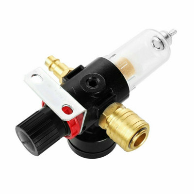 1/4 Air Filter Regulator Compressor, Compressed Air Pressure Regulator ...