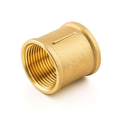 1/4" BSP Brass Threaded Socket Female Connector for Pipe Fittings ...