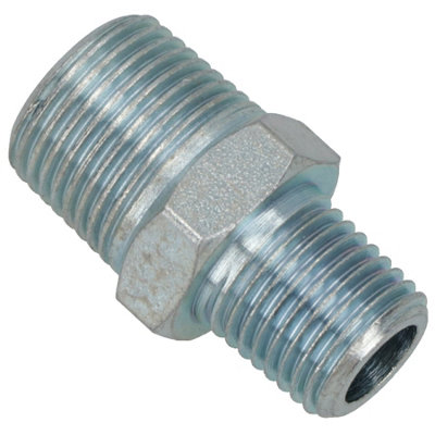 1/4" BSP MALE TO 3/8" BSP MALE STEP UP / DOWN THREAD UNION AIR FITTINGS ...