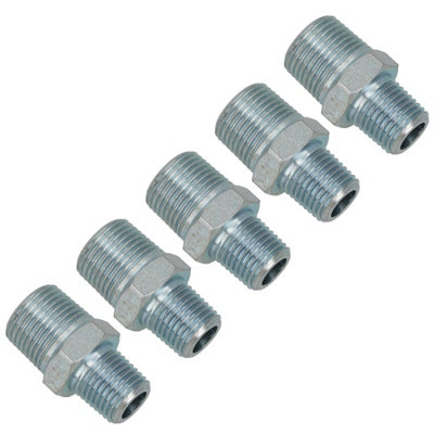 1/4" BSP Male to 3/8" BSP Male Step Up / Down Union Air Fittings 5 PACK ...