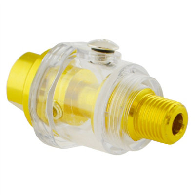 1/4'' BSP Mini In Line Oiler Air Tool Oiler Lubricator Compressor Pipe Oil