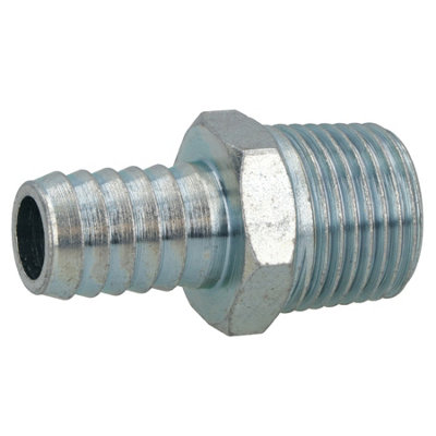 1/4" BSP Thread Hose Tail 1/4" (6mm) Pipe Connector Air Fitting 5 PACK ...