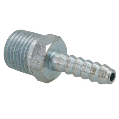 1/4" BSP Thread Hose Tail 3/16 Pipe Connector Air Fitting 2 PACK FT038