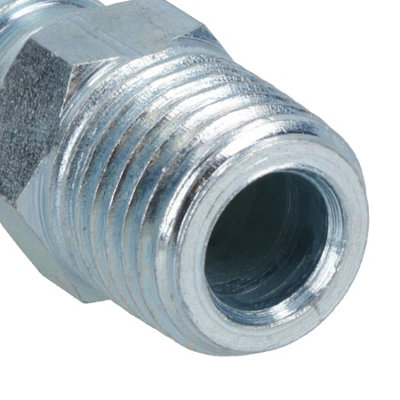 1/4" BSP Thread Hose Tail 3/8" (10mm) Pipe Connector Air Fitting 5 PACK ...