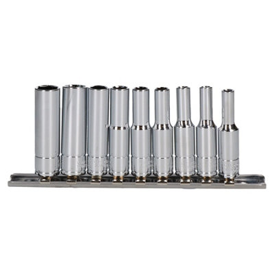 1/4" Drive Deep BA Socket Set Sockets 0BA - 8BA 9pc Classic Car Model Making