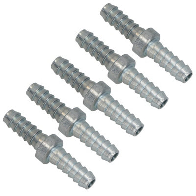 1/4" Hose Joiner / Repair Fitting Double Hose Tail Air Pipe Connector 5 ...