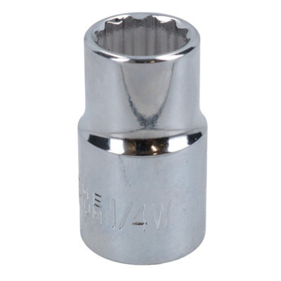 1/4 WW Whitworth BSW Shallow British Socket 12 Sided Bi-hex 1/2in Drive ...